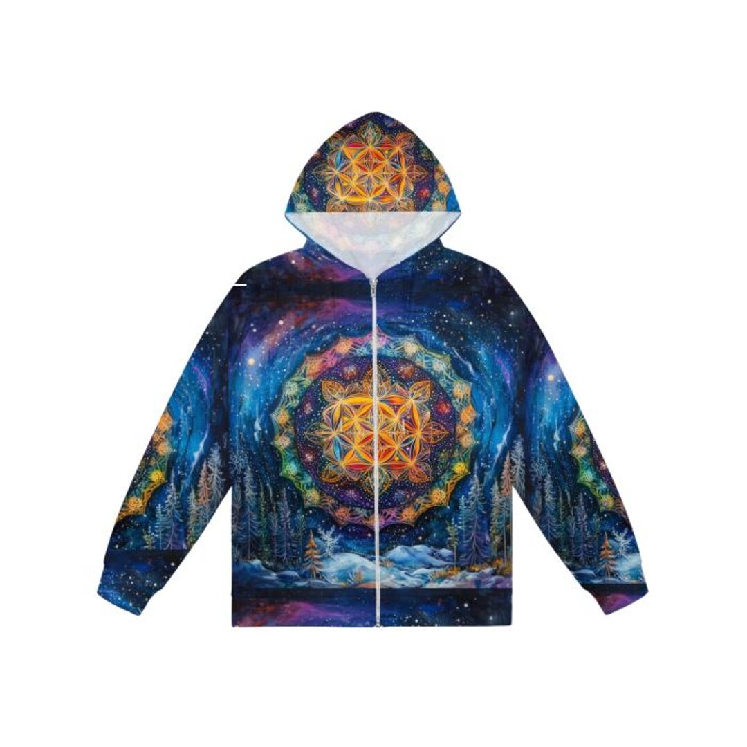 Psychedelic Mandala Sacred Geometry Flower Life Vortex Heart Chakra ...