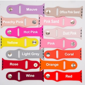 Personalized Apple Watch Band: Custom Engraved Silicone Strap - Etsy