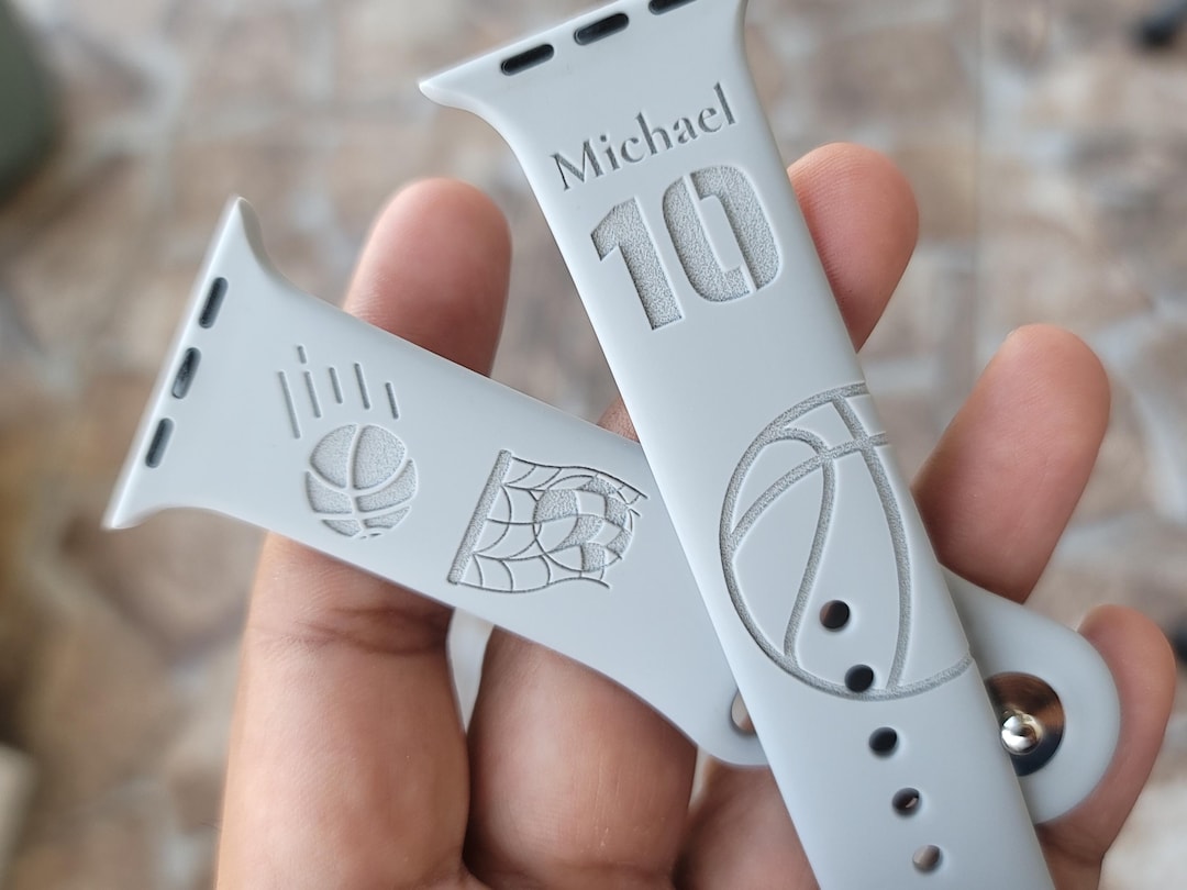 Personalized Basketball Fan Watch Band Compatible With Apple Iwatch ...