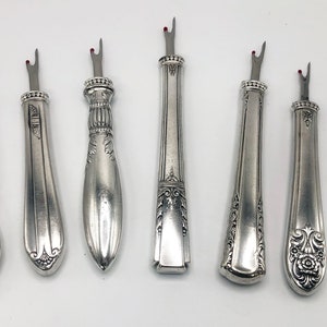 Vintage Silverplate Seam Rippers Sewing Quilting Crafting Tools Notions ...