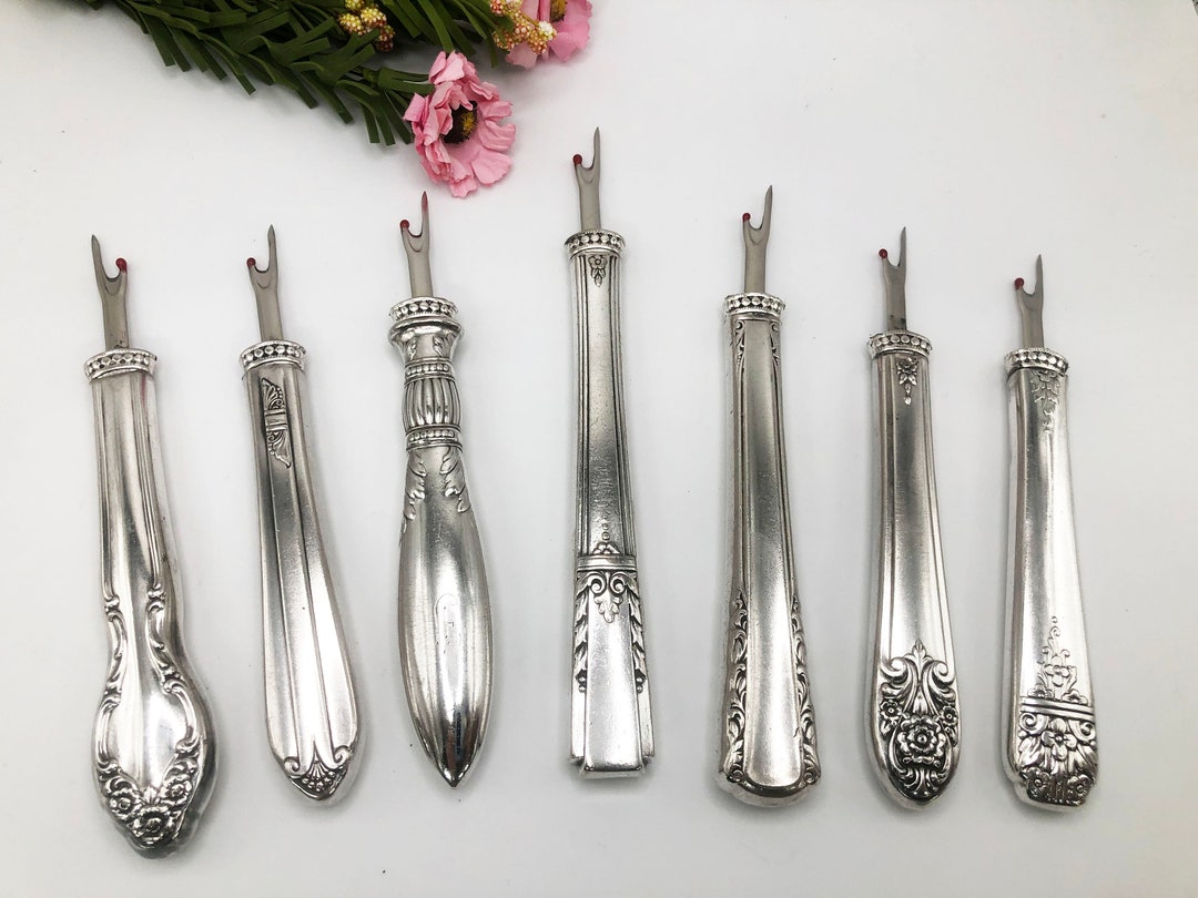Vintage Silverplate Seam Rippers Sewing Quilting Crafting Tools Notions ...