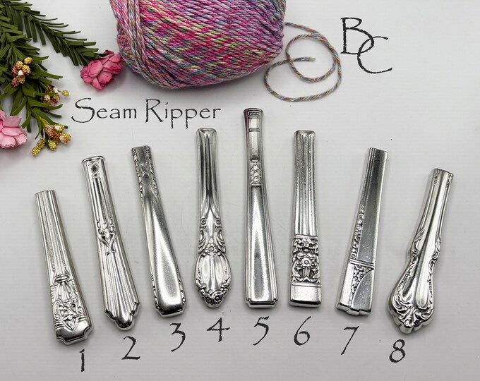 Seam Ripper Vintage Silverplate Sewing Quilting Crafting Tools Notions ...