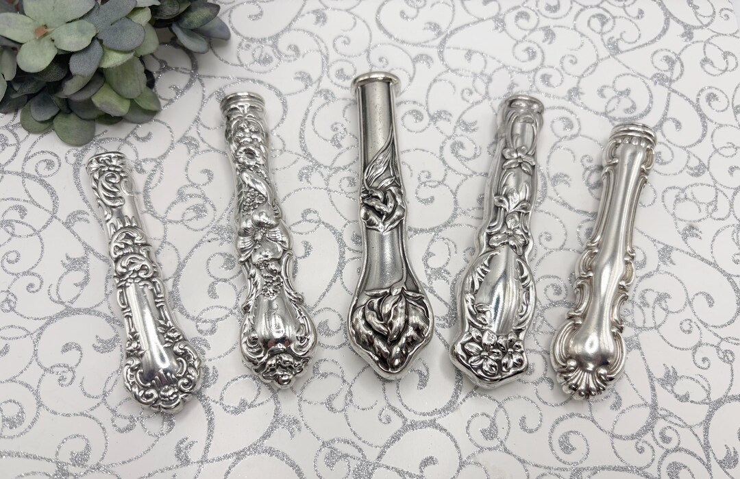 Crochet Hooks Fancy Silverplate Patterns Handles - Etsy