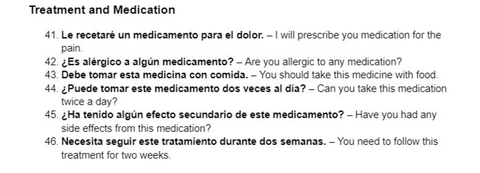 Medical Spanish Phrases: Healthcare Worker's Essential Guide (digital ...