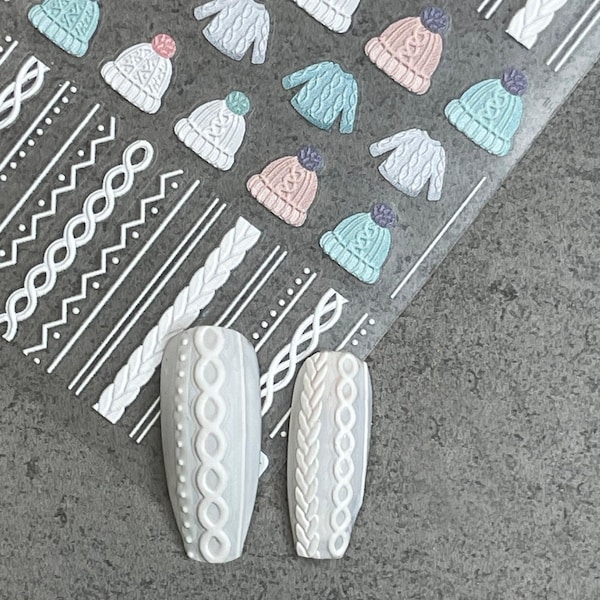 Knit Art Stickers - Etsy