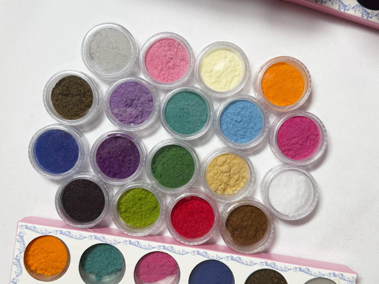 12 Cases of Fluffy Velvet Flocking Powder for Nail Art Winter Manicure ...