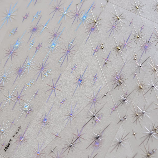 Nails Star Stickers - Etsy