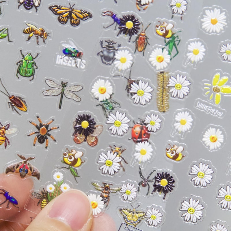 Insect Bug Nail Sticker - Etsy