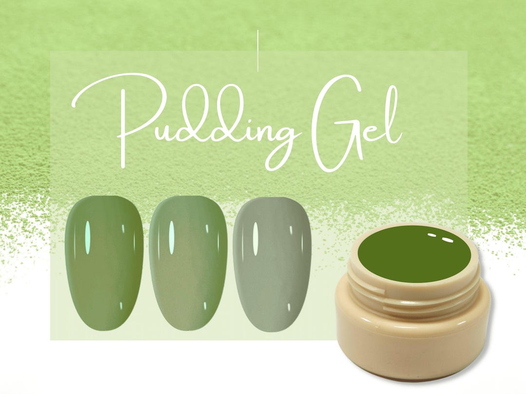 5g Solid Jelly UV Gel Nail Art /green Matcha Pudding UV Gels Creamy Gel ...