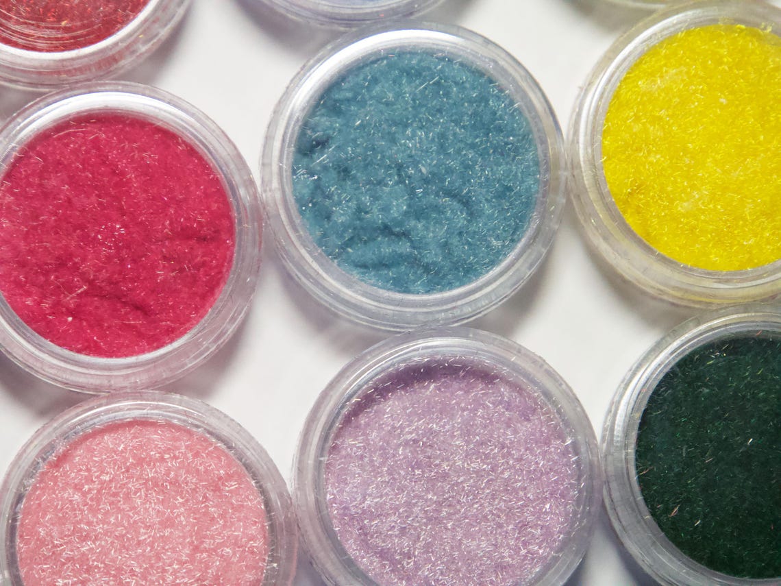 12 Cases of Fluffy Velvet Flocking Powder for Nail Art Winter Manicure ...