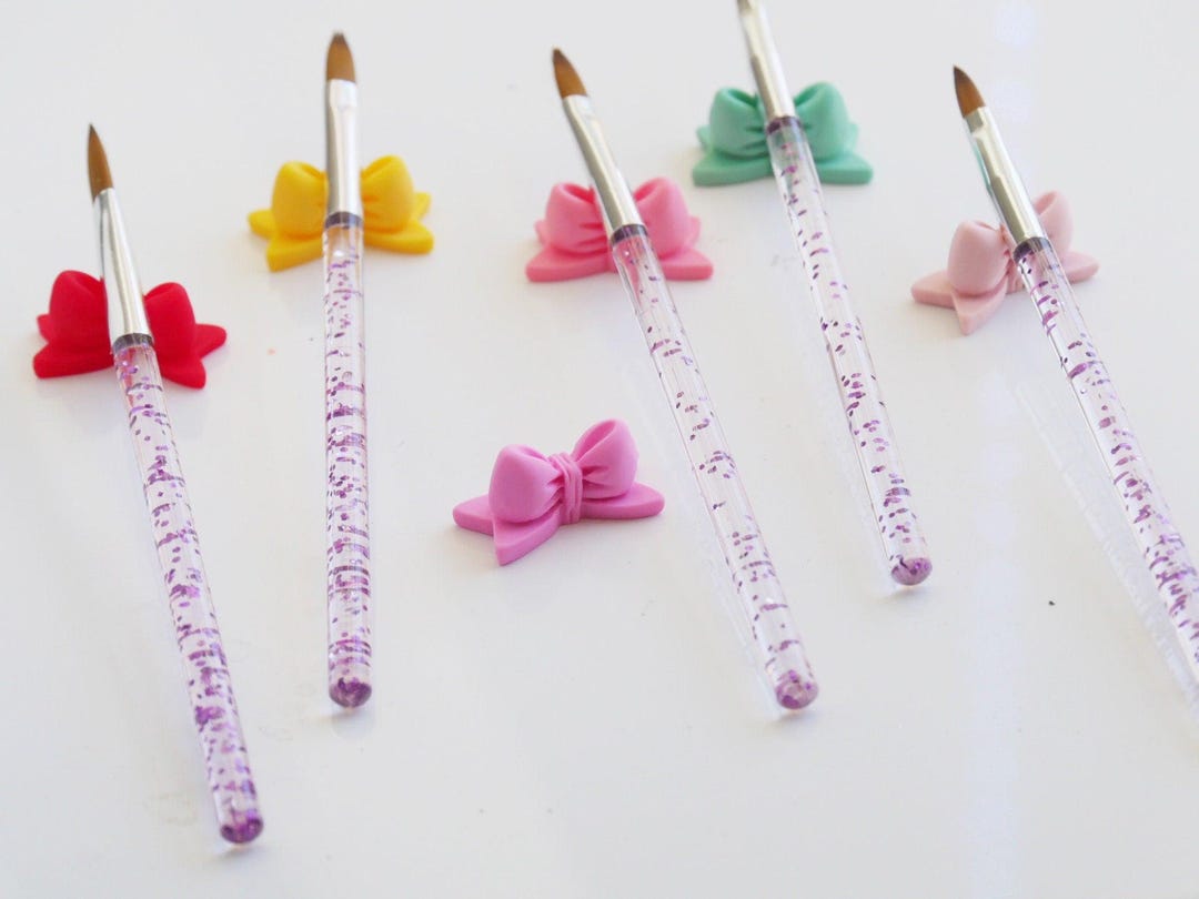 Bow Tie Shaped Brush Pen Holder/ Kawaii Make up Pens Carrier Holders - Etsy