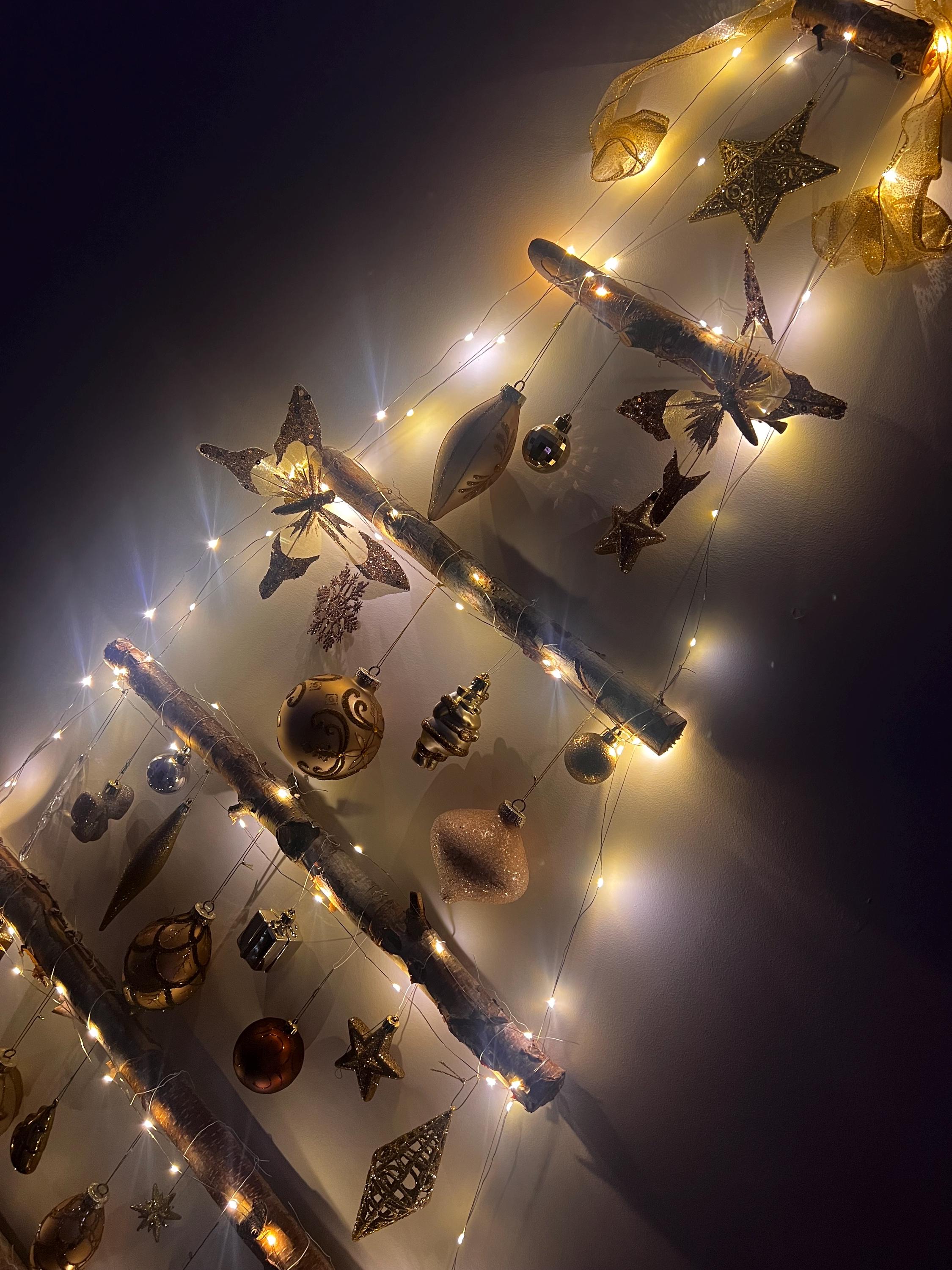 Hand-made I Rustic I Hanging I Wooden Christmas Tree I Wall Decor I ...