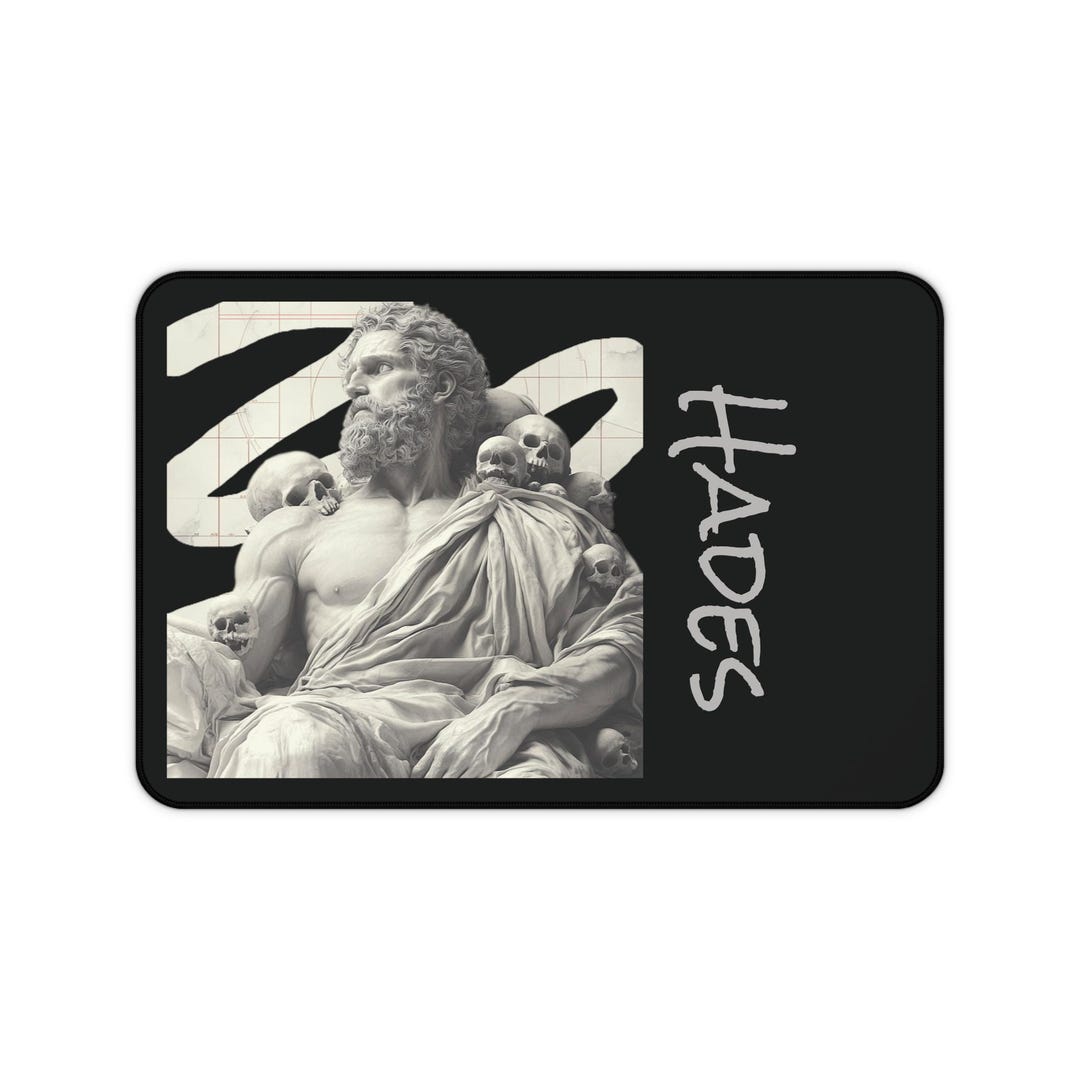 Hades' Desk Mat Mythical Workspace Essential High-quality Print Perfect ...