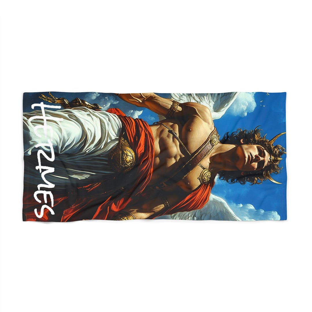 Hermes' Beach Towel Mythical Summer Essential Soft and Absorbent ...