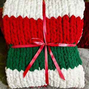 Handmade Christmas Throw Blanket - Etsy
