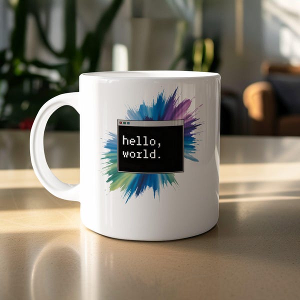 Hello World Cup - Etsy