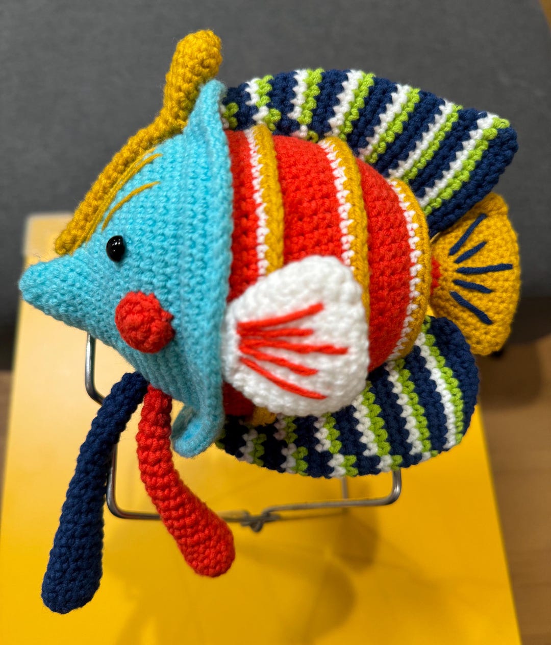Crochet Colorful Stuffed Animals Angelfish - Etsy