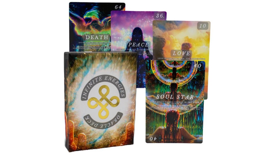 Infinite Energies Oracle Deck Tarot Cards Spiritual Divination 64 Card ...
