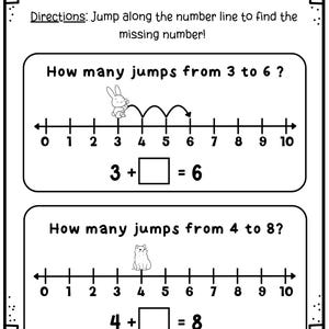 Missing Addends to 20 Worksheet - Etsy