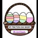 Easter Fraction Craftivity | Build a Spring Egg Basket + Writing & Math ...