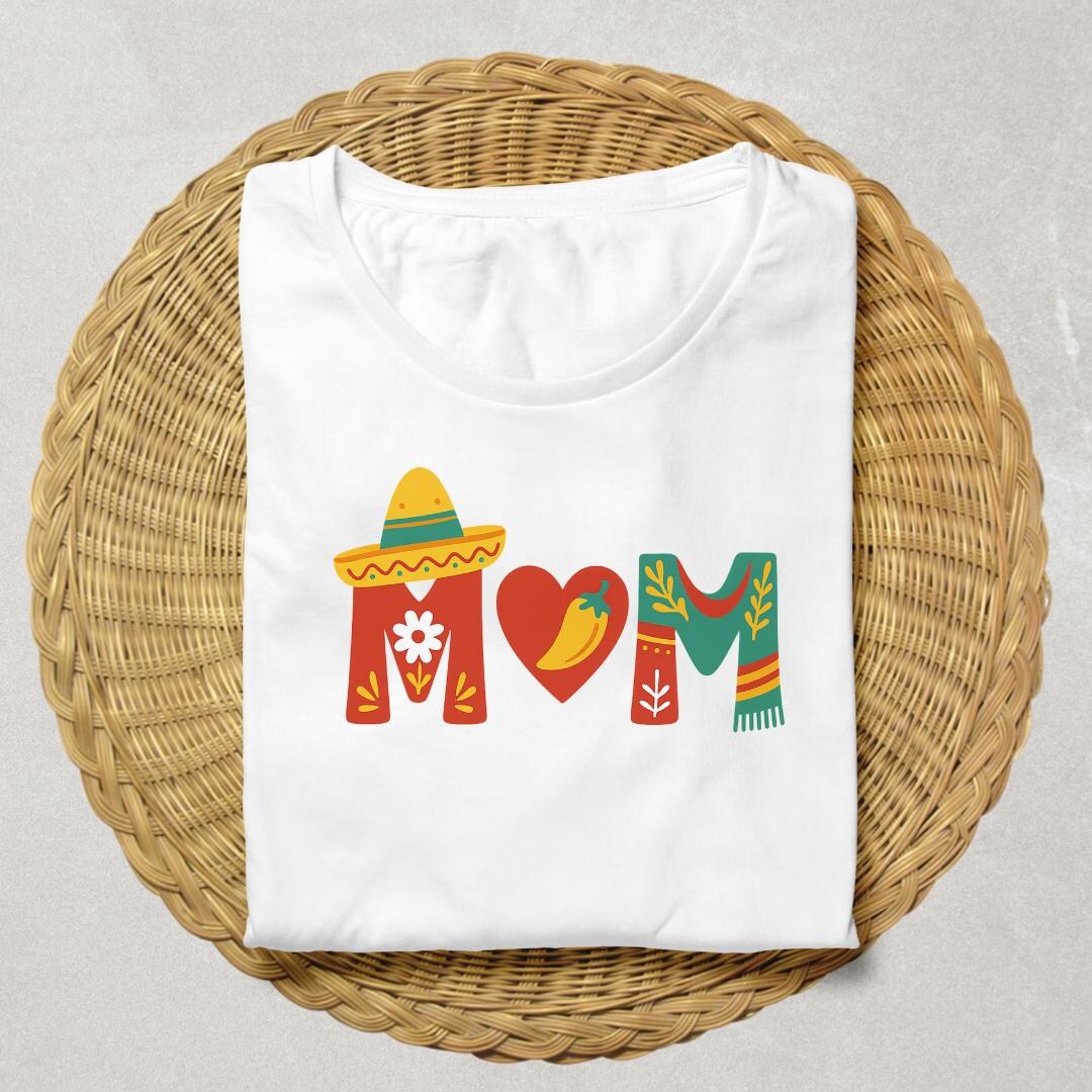 Cinco De Mayo MOM Clipart PNG | Mexican Mother’s Day Word Art | 300 DPI ...