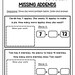 Missing Addends to 20 Worksheet - Etsy