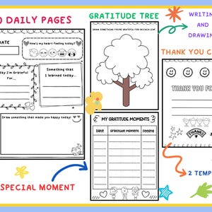 Gratitude Journal for Kids: A Daily Thankfulness and Reflection ...