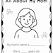 Mother’s Day Craft & Writing Kit | “all About My Mom” Booklet + 3 ...