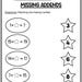 Missing Addends to 20 Worksheet - Etsy