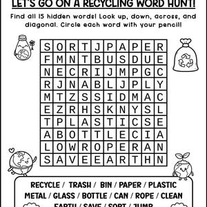 Recycling Reading Comprehension Passages and Activities | Earth Day ...