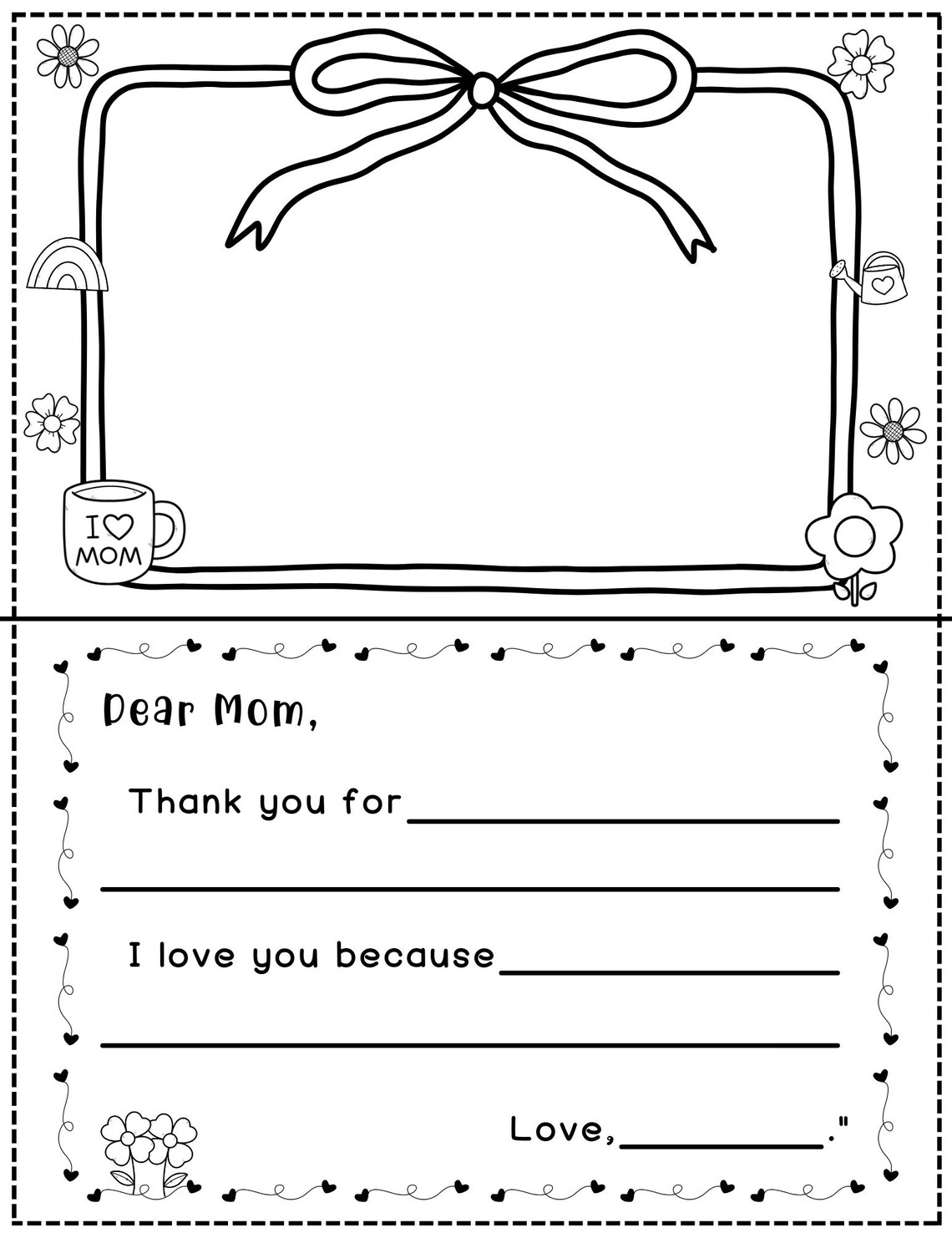 Mother’s Day Craft & Writing Kit | “all About My Mom” Booklet + 3 ...
