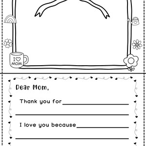 Mother’s Day Craft & Writing Kit | “all About My Mom” Booklet + 3 ...