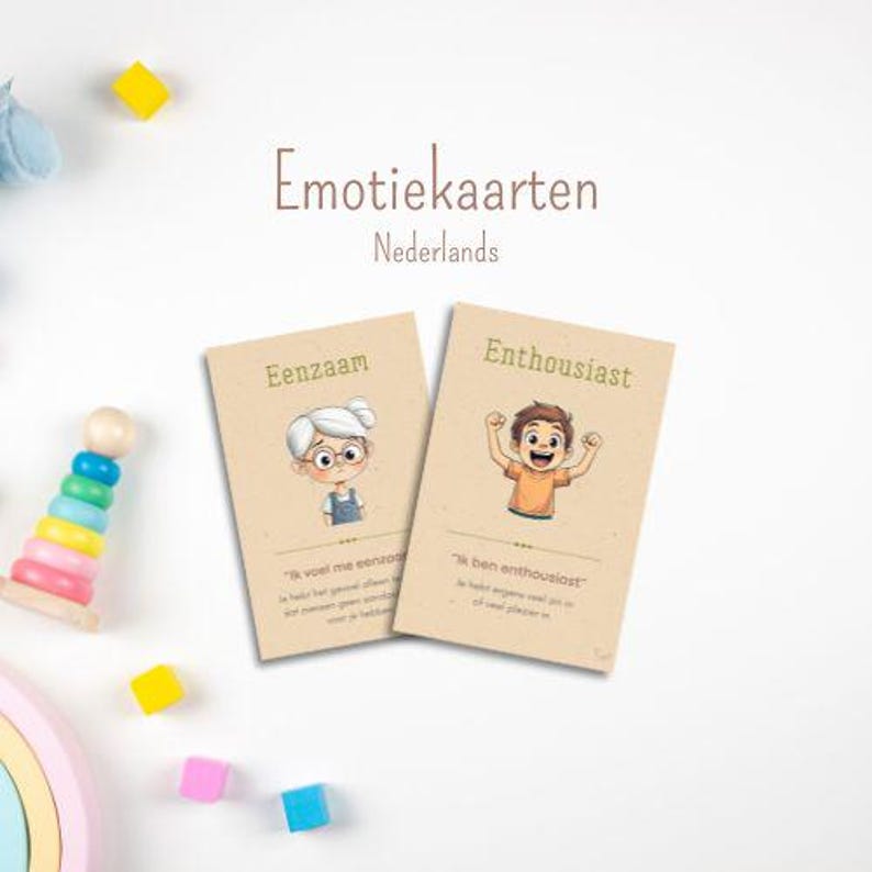 Emotion Cards | Dutch | Feelings | Talking Cards | Toddler | Flashcards ...