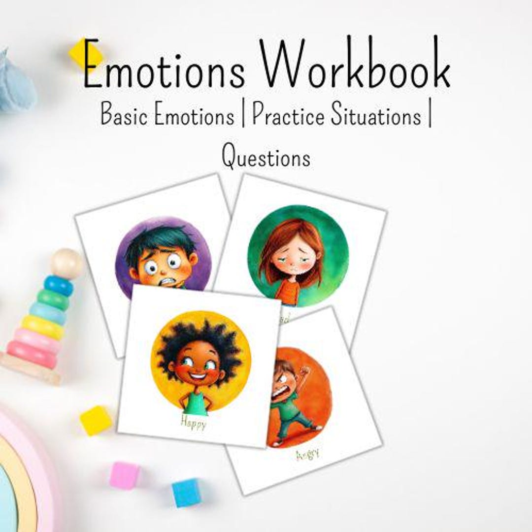 Emotions Workbook English Work Questions, Practice Situations Basic ...