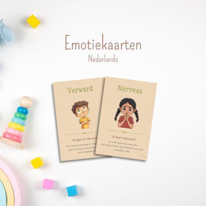 Emotion Cards | Dutch | Feelings | Talking Cards | Toddler | Flashcards ...