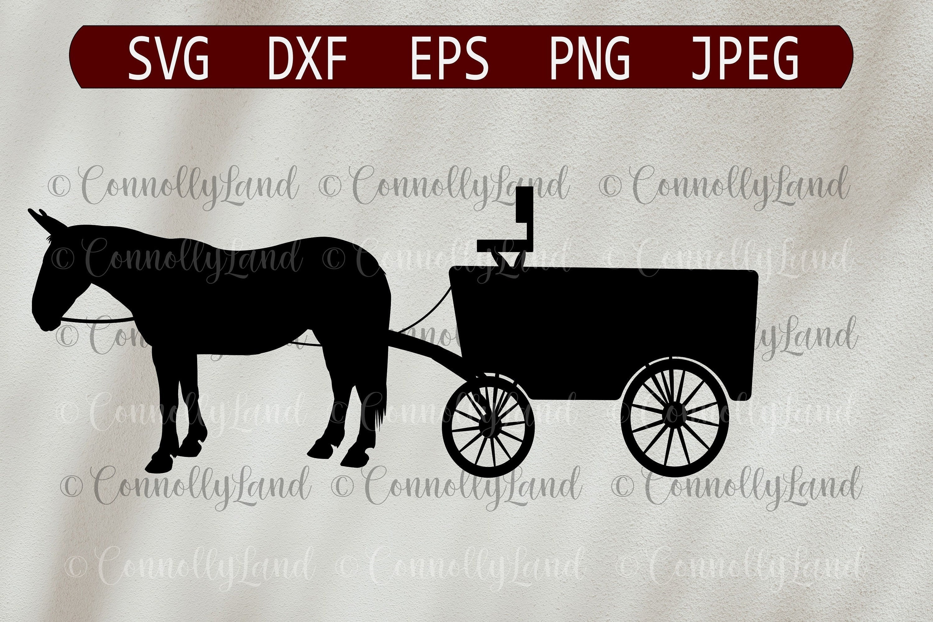 Draft Mule and Cart. My Mule Dolly Stood for the Image and the Cart Was ...