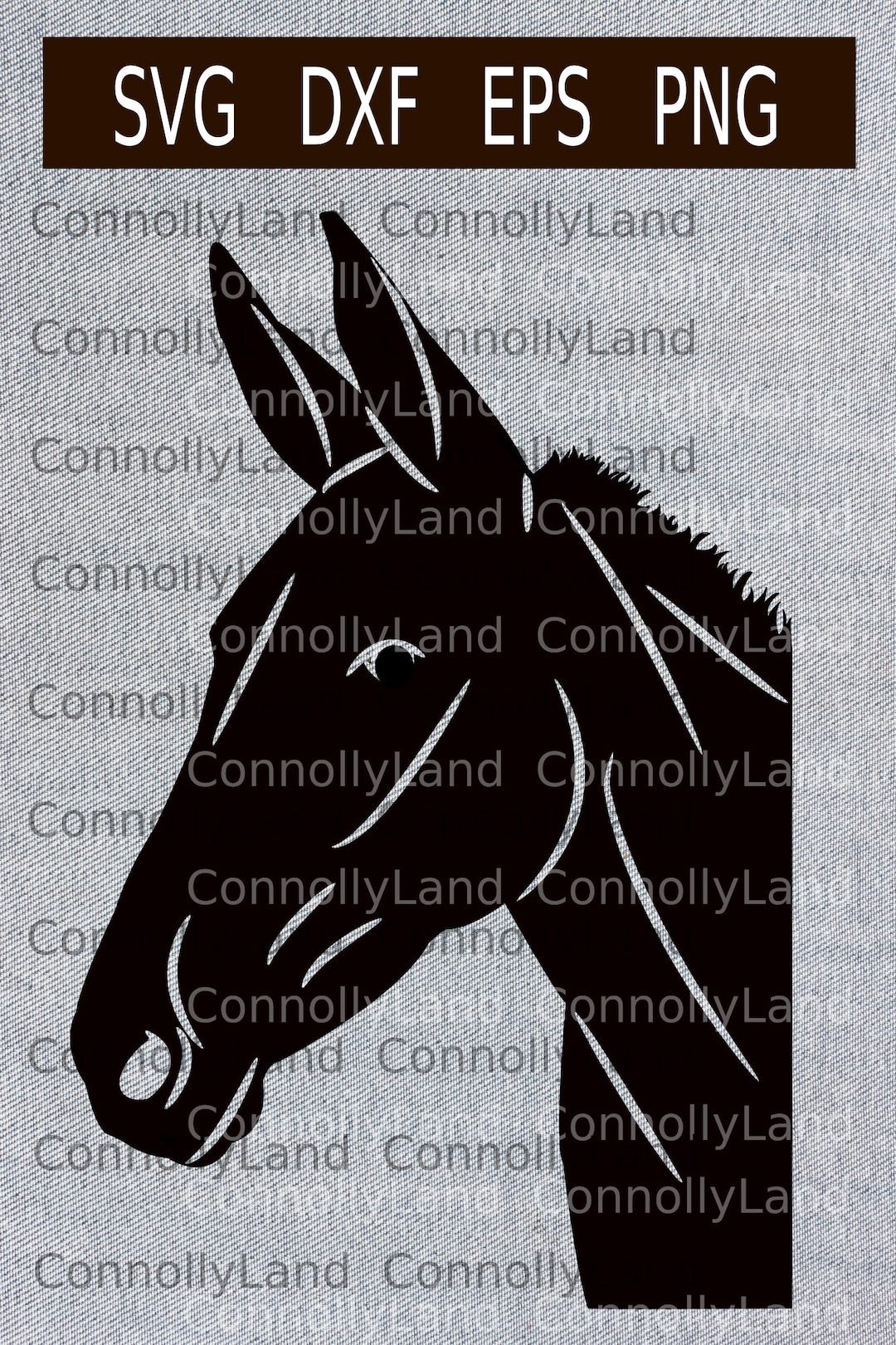 Light Mule, Riding Mule, Patsy Mule. This is a SVG Made From a Photo of ...