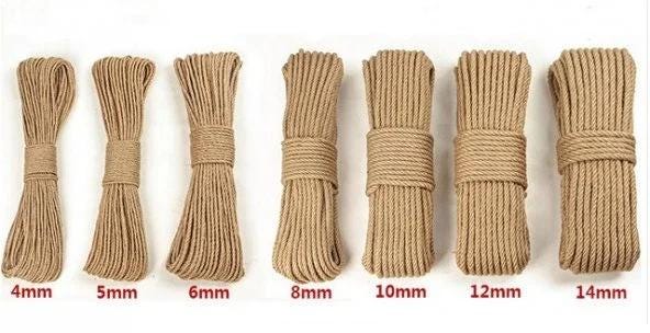 Jute Rope Twine String, Natural Burlap Rope, in Different Lengths ...