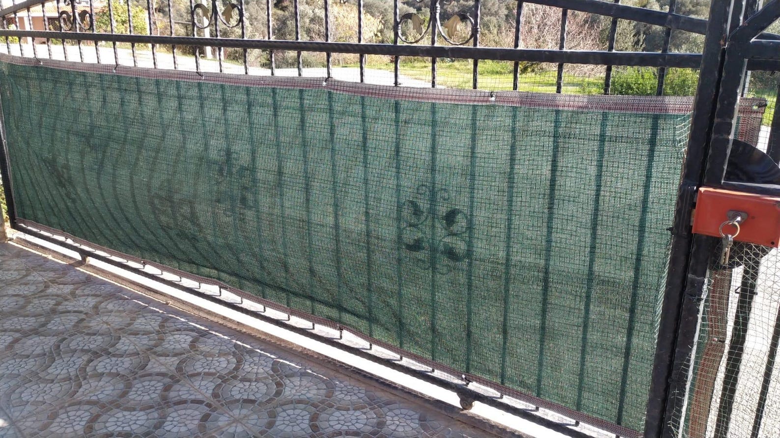 Shade Cloth 40'' Inc and Custom Sizes Sewed Shadow Sunblock Mesh, %95 ...