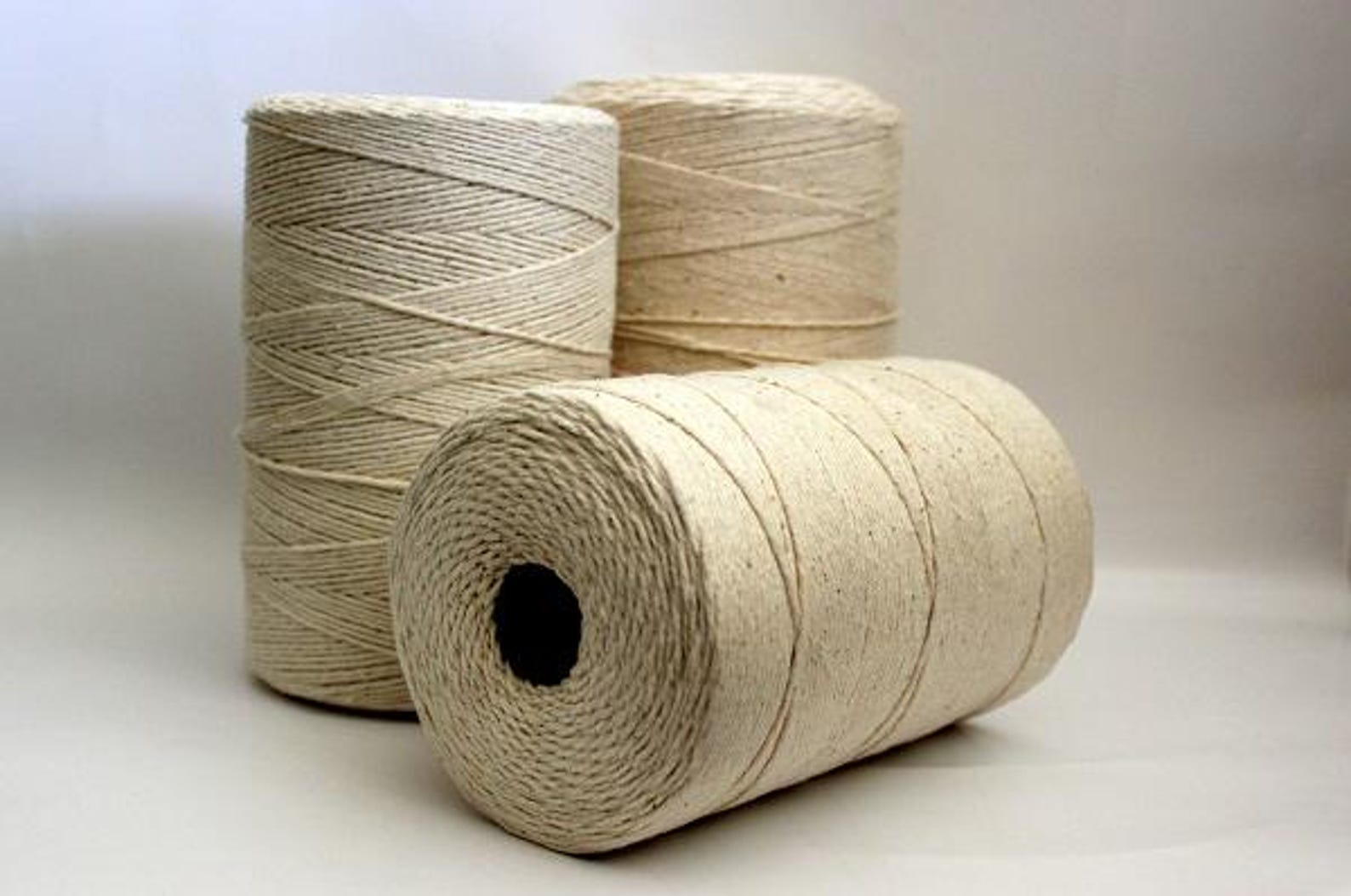 Natural Cotton Rope, 660 Yards (600 Meters), Craft Supplies, 1 Mm ...