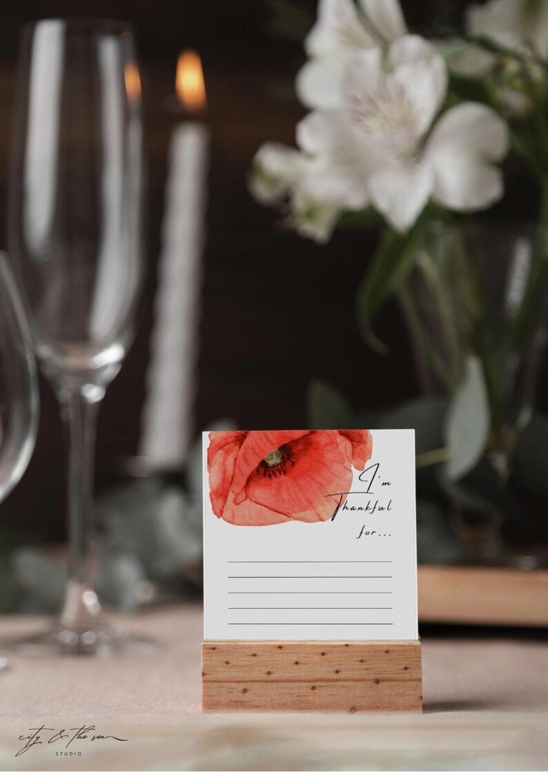 I Am Thankful for Cards, Printable Thanksgiving Cards, Friendsgiving ...