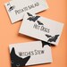 EDITABLE Halloween Party Food Labels, Halloween Buffet Food Labels ...