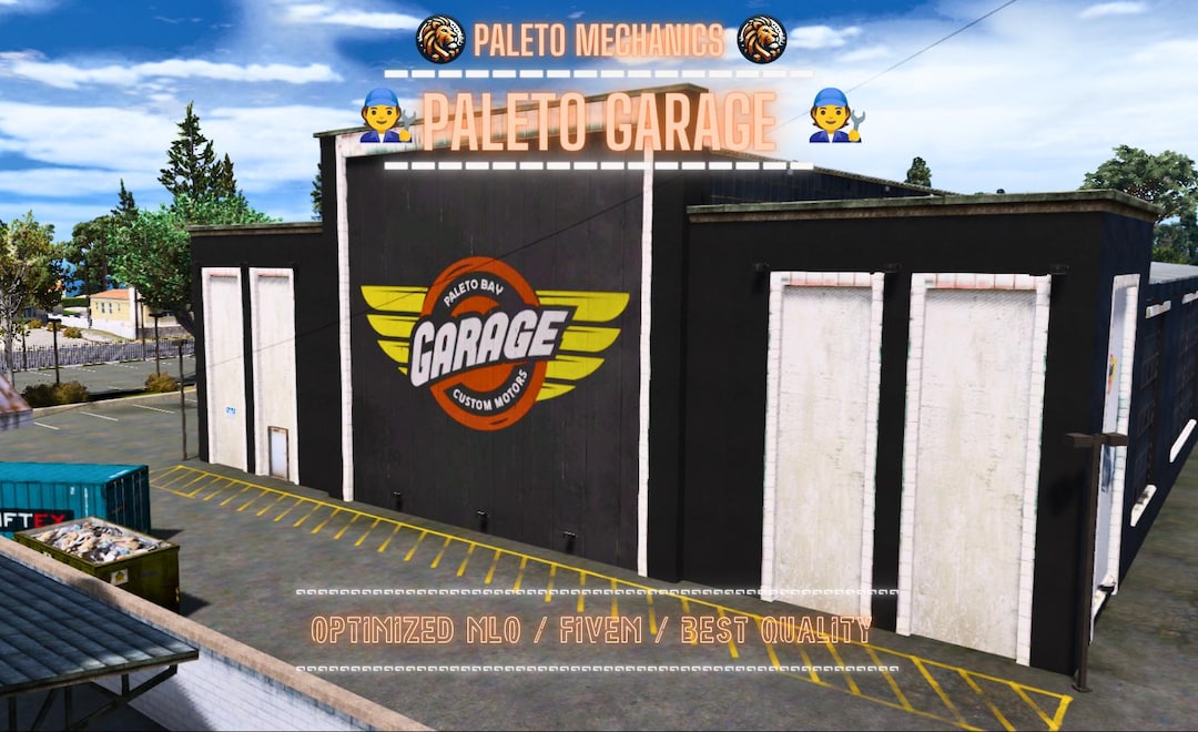Paleto Garage MLO/MAP Fivem GTAV Optimized Drag and Drop Files Best ...