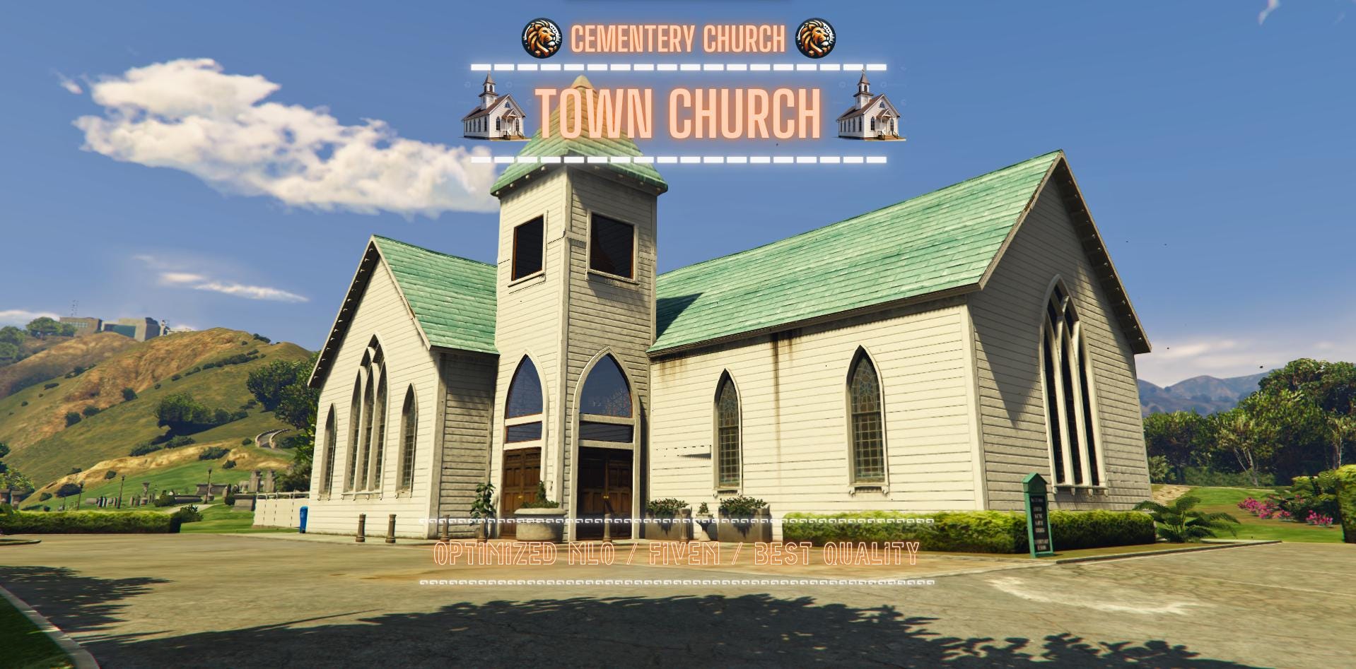 Town Church | MLO/MAP | Fivem GTAV | Optimized | Drag and Drop Files ...