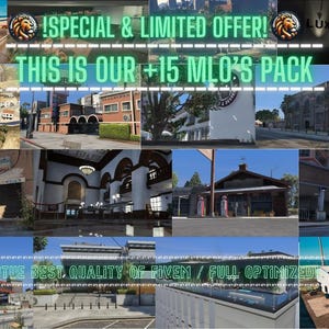 Pack 15 MLO / MAP | Fivem GTAV | Optimized | Drag and Drop Files | Best Quality | - Etsy