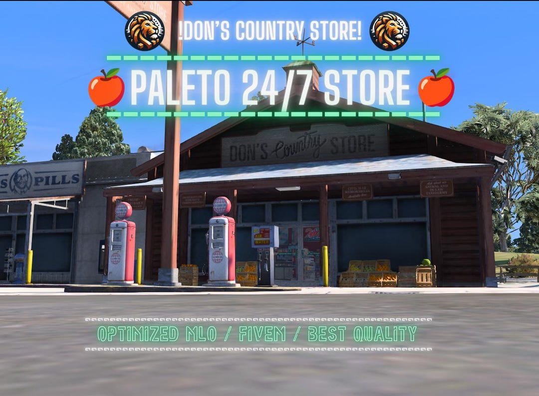 Paleto 24/7 Shop | MLO/MAP | Fivem GTAV | Optimized | Drag and Drop ...