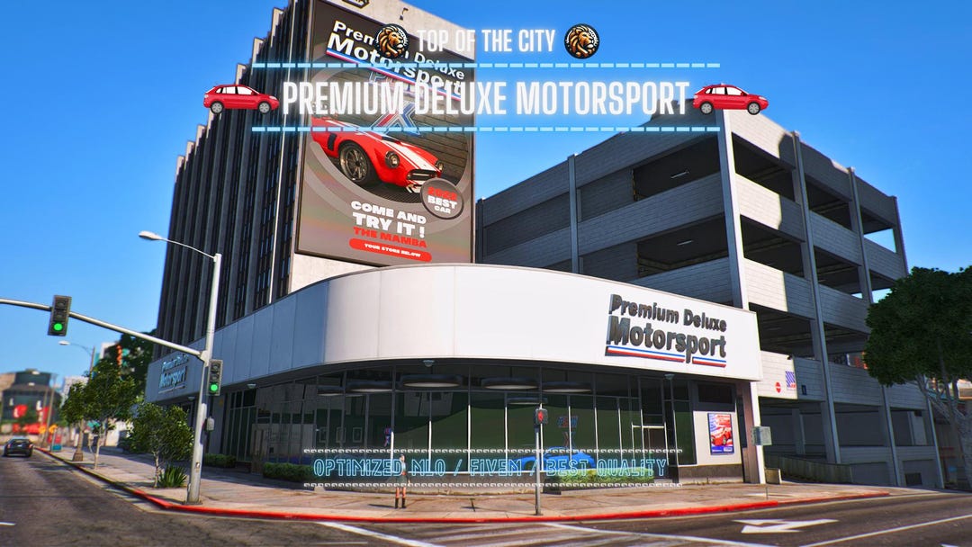 Premium Deluxe Motorsport MLO/MAP Fivem GTAV Optimized Drag and Drop ...
