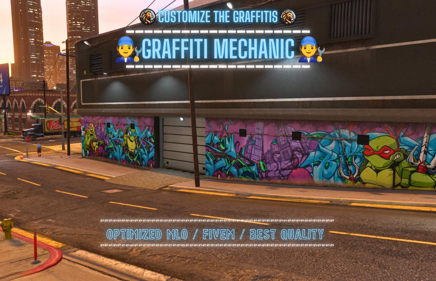 Graffiti Mechanic | MLO/MAP | Fivem GTAV | Optimized | Drag and Drop Files | Best Quality | - Etsy