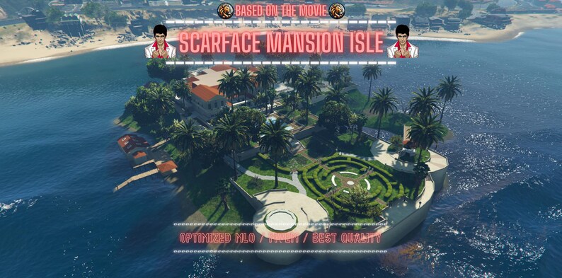 Scarface Mansion | MLO/MAP | Fivem GTAV | Optimized | Drag and Drop ...