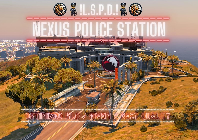 Nexus Police Department | MLO / MAP | Fivem GTAV | Optimized | Drag and ...